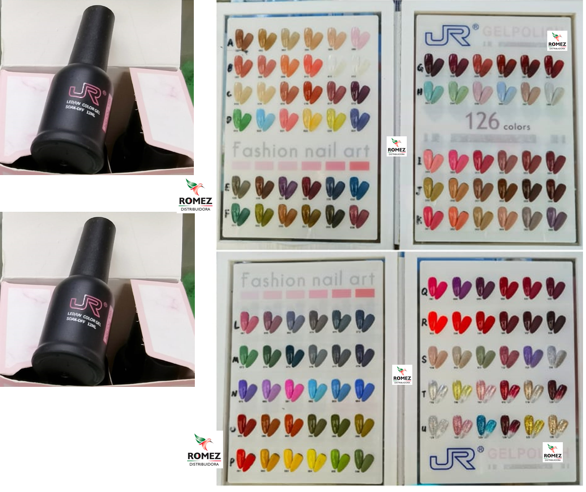 GAMA GELES NEGRO JR 6 PIEZAS – Romez Distribuidora